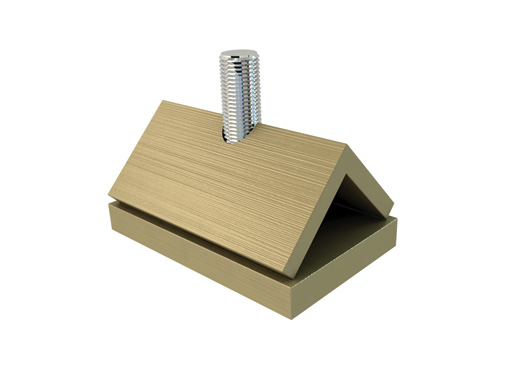 Herrajes NIMAT - P30 Tope para riel de puerta corrediza